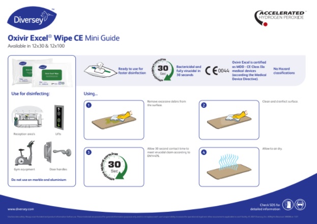 Oxivir Information and Infection prevention documentation